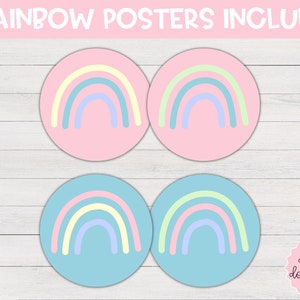 Pastel Rainbow Number Posters 0-20 | Classroom Decor, Number Posters ...