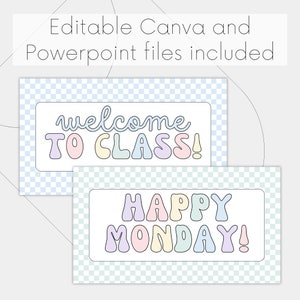 Daisy Pastel Slides Templates, Pastel Classroom Slides, Morning Meeting ...
