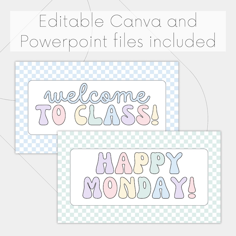 Pastel Classroom Slides Templates Morning Meeting Slides Powerpoint ...