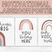 Boho Rainbow Motivational Posters Classroom Decor, Classroom Posters ...