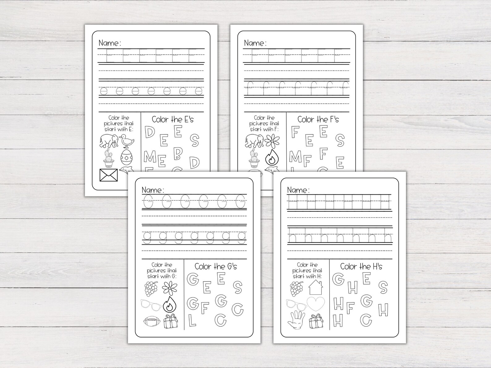 Printable Alphabet Worksheets | Kindergarten Worksheets, Preschool ...