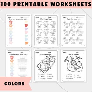 Summer Review Worksheets for Preschool and Kindergarten Prep ...