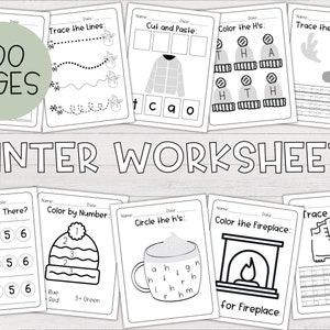 Four Seasons Worksheet Bundle for Preschool and Kindergarten ...
