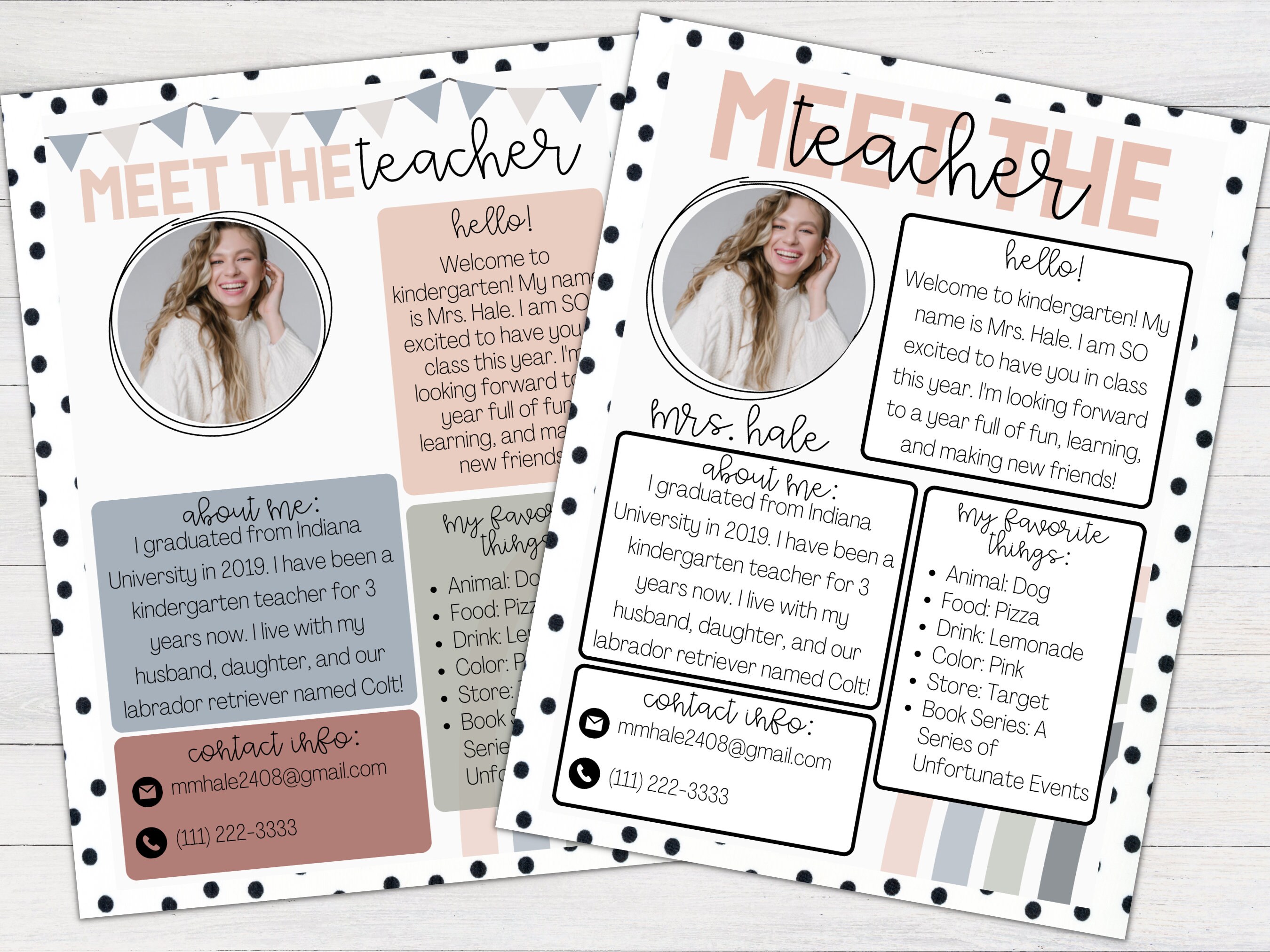 Editable Meet the Teacher Template Boho Rainbow Back to - Etsy Australia