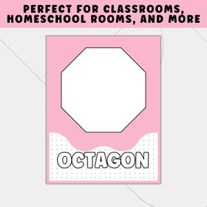 Printable Pastel Rainbow Shape Posters | Classroom Decor, Educational ...