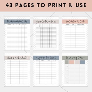 Printable 2025-2026 Teacher Planner Boho Rainbow | Instant Download ...