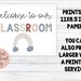 Welcome to Our Classroom Sign Boho Rainbow Classroom Decor, Back to ...