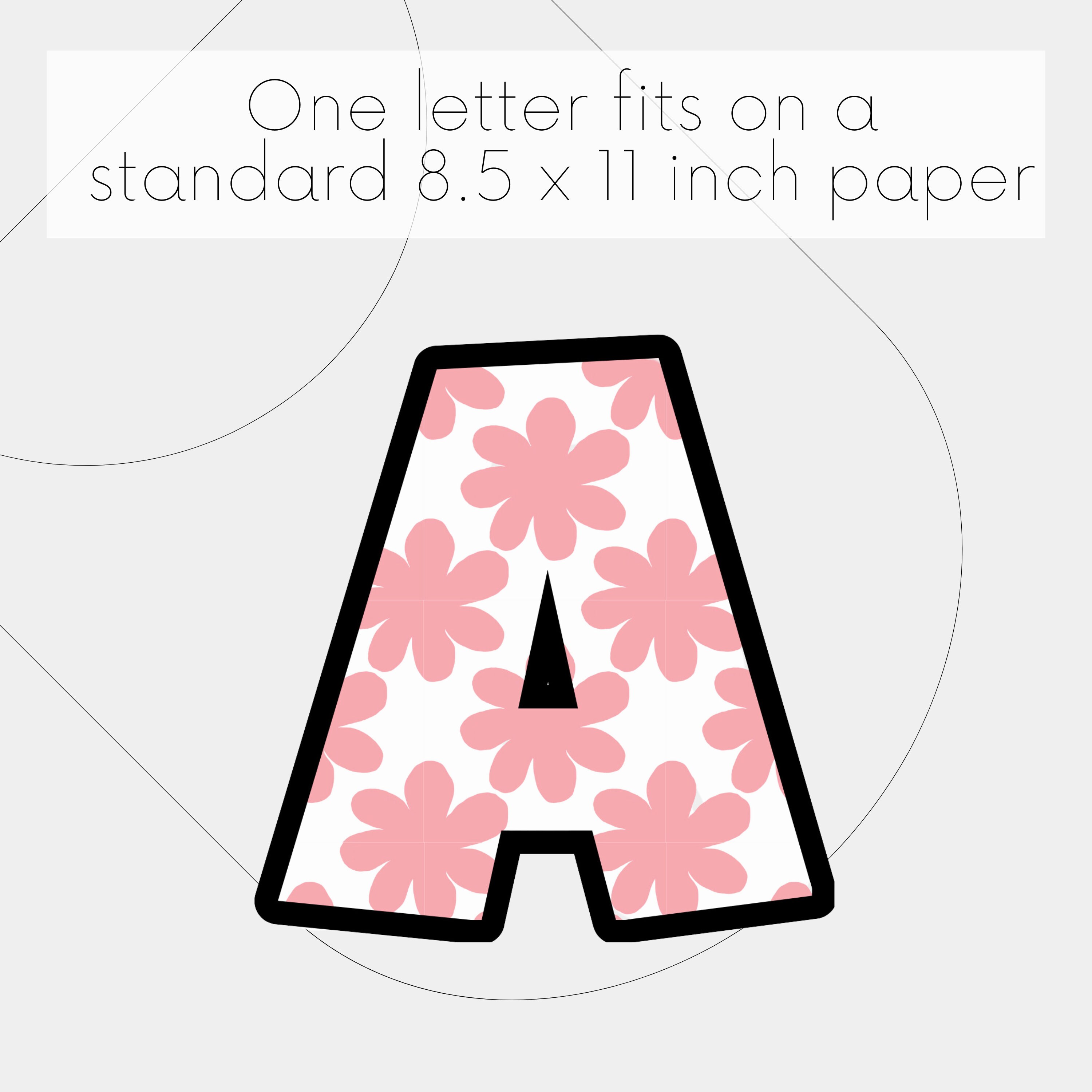 Retro Bulletin Board Letters for Retro Classroom Decor, Groovy Bulletin ...