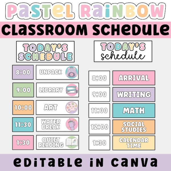 Rainbow Classroom Decor - Etsy