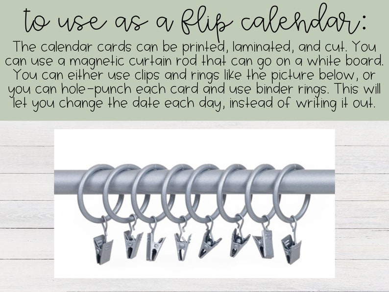 Modern Greenery Flip Calendar | Classroom Decor, Spotty, Eucalyptus ...