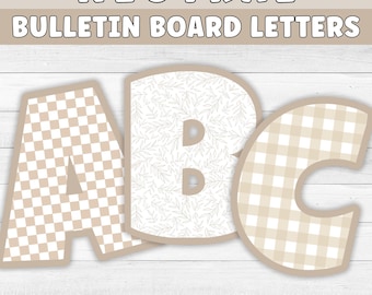 Retro Bulletin Board Letters for Retro Classroom Decor, Groovy Bulletin ...