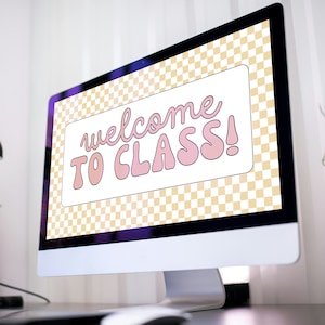 Editable Retro Classroom Slides Templates for Morning Meeting Slides ...