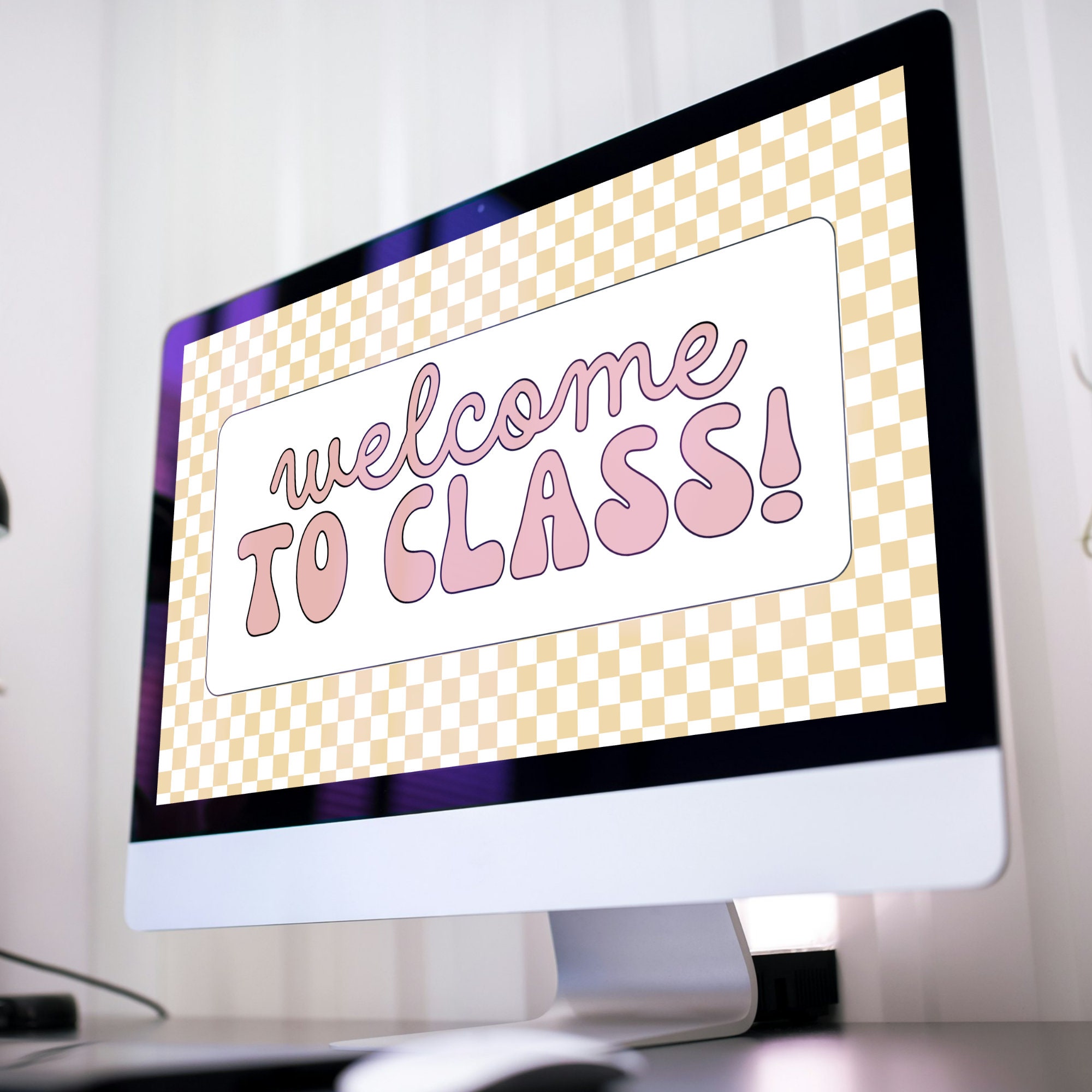 Editable Retro Classroom Slides Templates for Morning Meeting Slides ...