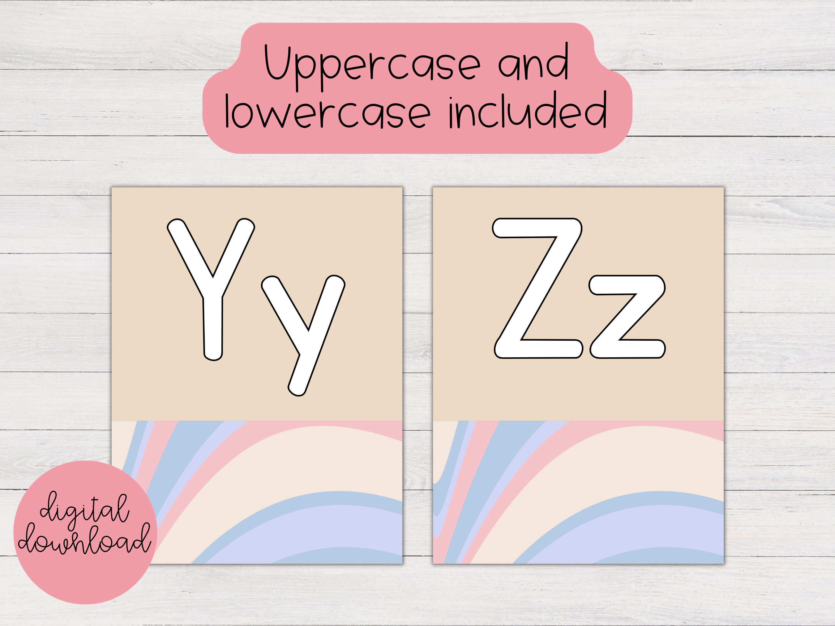 Retro Alphabet Posters | Retro Classroom Decor, Groovy Alphabet Posters ...