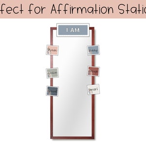 Boho Rainbow Positive Affirmation Posters | I Am Statements ...