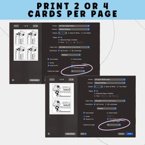 Black & White End of the Year Thank You Cards for Students | Printable ...