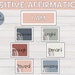 Boho Rainbow Positive Affirmation Posters I Am Statements Affirmation ...