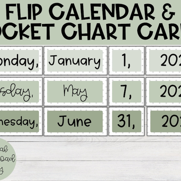 Modern Calendar - Etsy