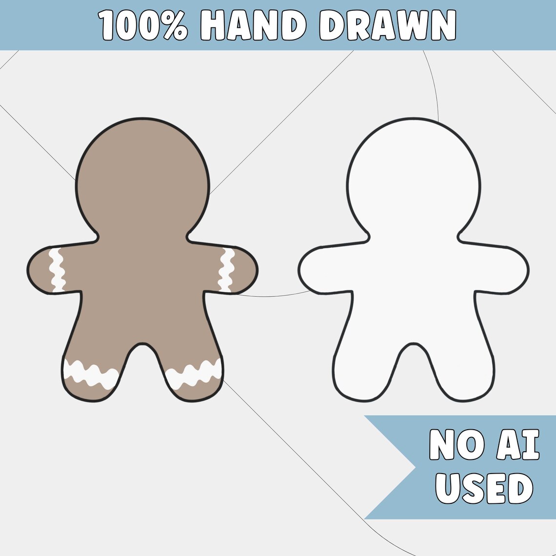 Winter Clipart Set | Hand Drawn Winter Graphics | Color & Black and ...
