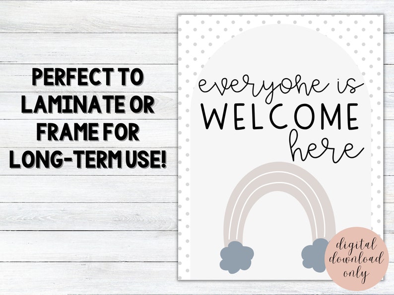 Boho Rainbow Motivational Posters Classroom Decor Classroom - Etsy