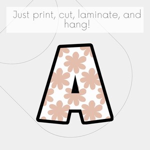 Retro Bulletin Board Letters for Retro Classroom Decor, Groovy Bulletin ...