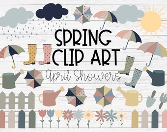 Butterfly Clip Art Boho Muted Rainbow Spring Clip Art | Etsy