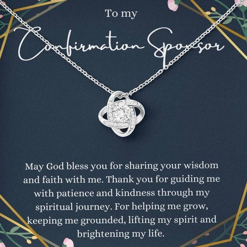 Confirmation Sponsor Thank You Gift Custom Catholic - Etsy