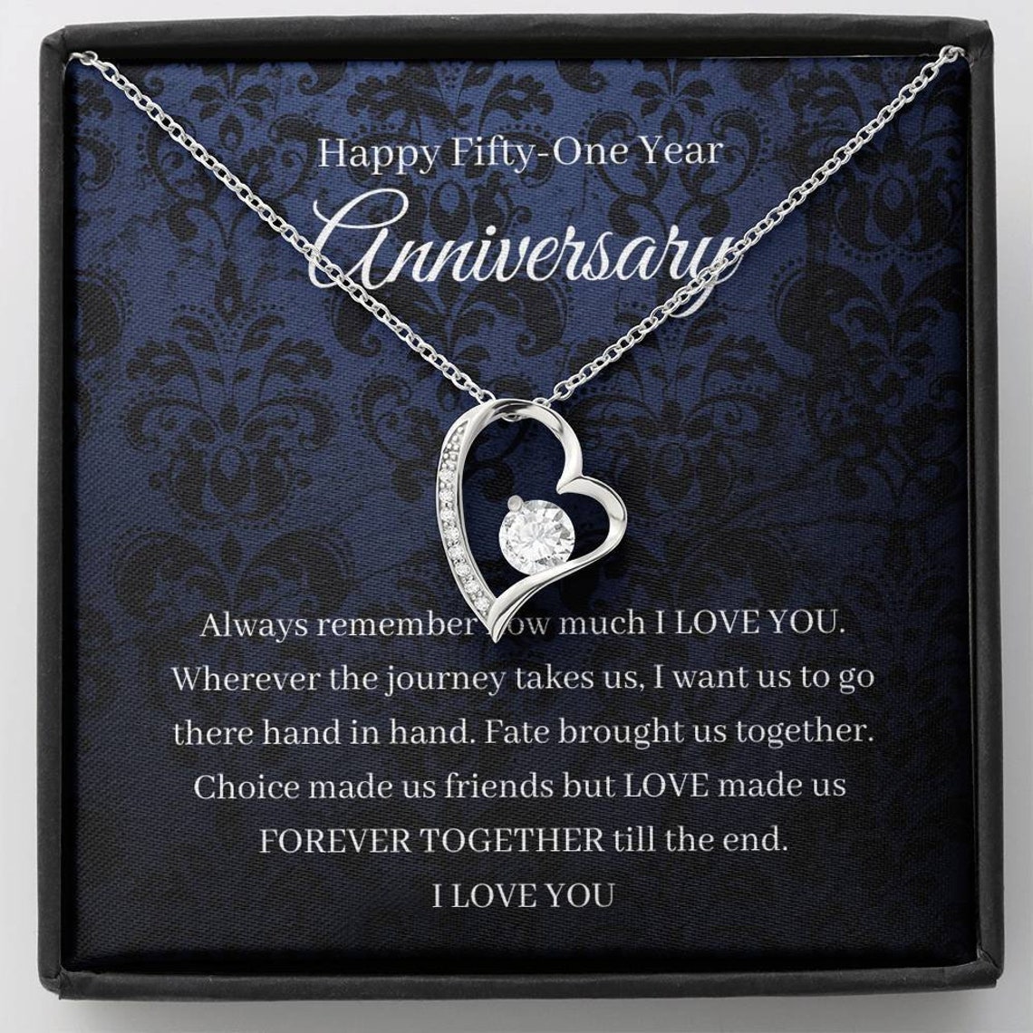 Heart 51st Wedding Anniversary Gift For Wife Photos Or Etsy Heart 51st Wedding Anniversary Gift For Wife Photos Or Etsy