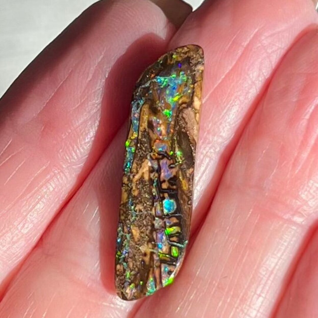 Boulder Opal, Wood Fossil Opal, Australian Opal - Etsy