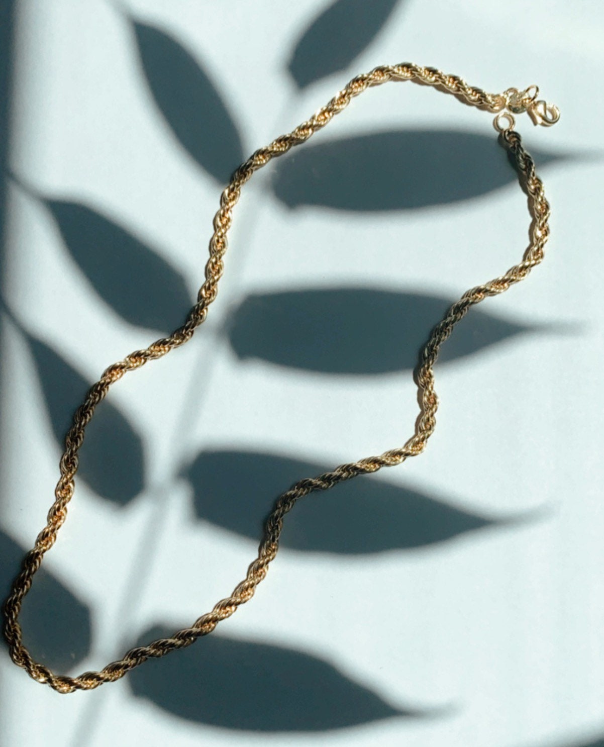 Rope Chain Set 18K Gold Layered. - Etsy UK