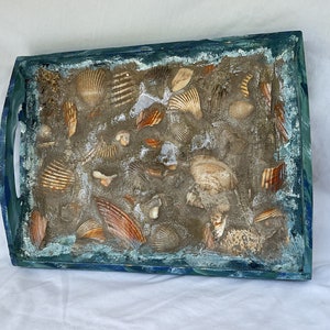Seashell Tray Mosaic Tray - Etsy