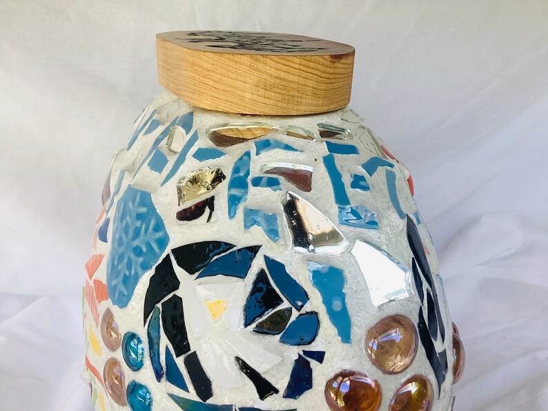 Batman Cremation Urn Mosaic Vase - Etsy