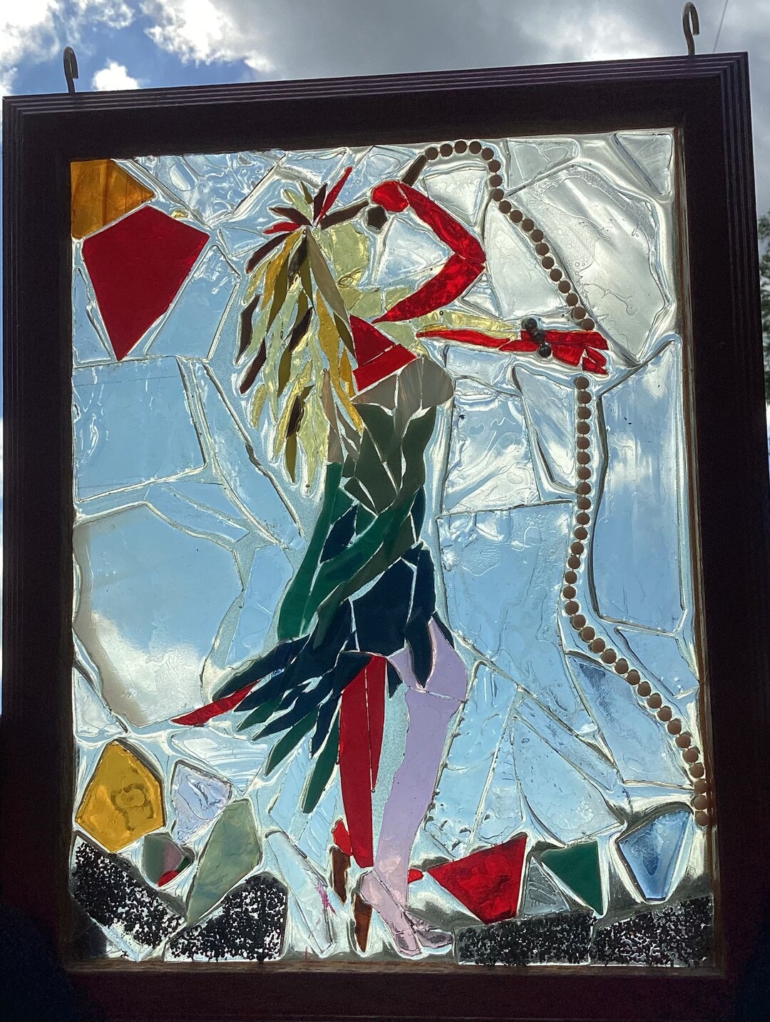 Stevie Nicks Stained Glass Mosaic Suncatcher - Etsy