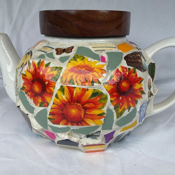 Sunflower Teapot - Etsy