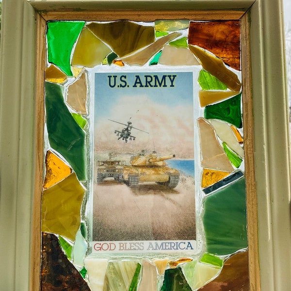 Army Stained Glass - Etsy