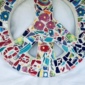 Peace Sign Mosaic Wall Decor, Love, Hope,peace - Etsy