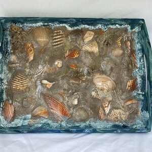 Seashell Tray Mosaic Tray - Etsy