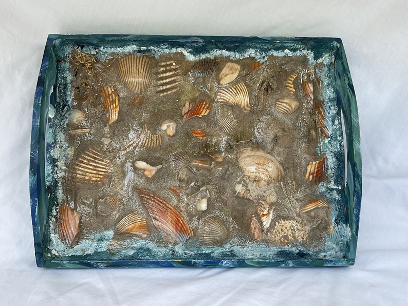 Seashell Tray Mosaic Tray - Etsy