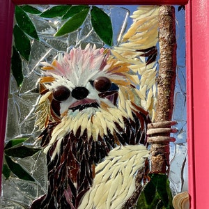 Sloth Stained Glass Mosaic Suncatcher Sloth Wall Decor - Etsy