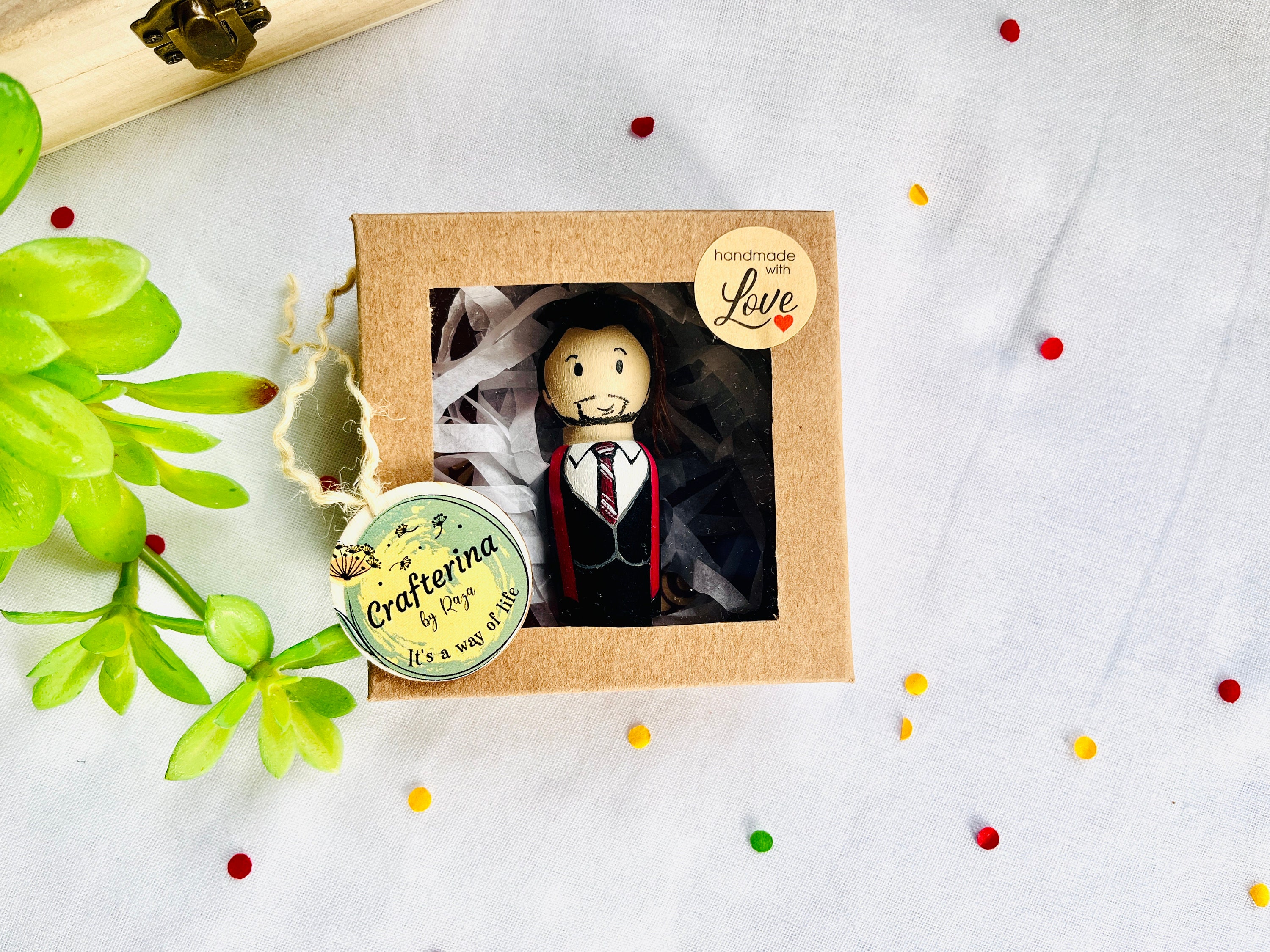 CUSTOM Graduation Cap and Cloak Peg Doll People Wooden Doll Graduate ...