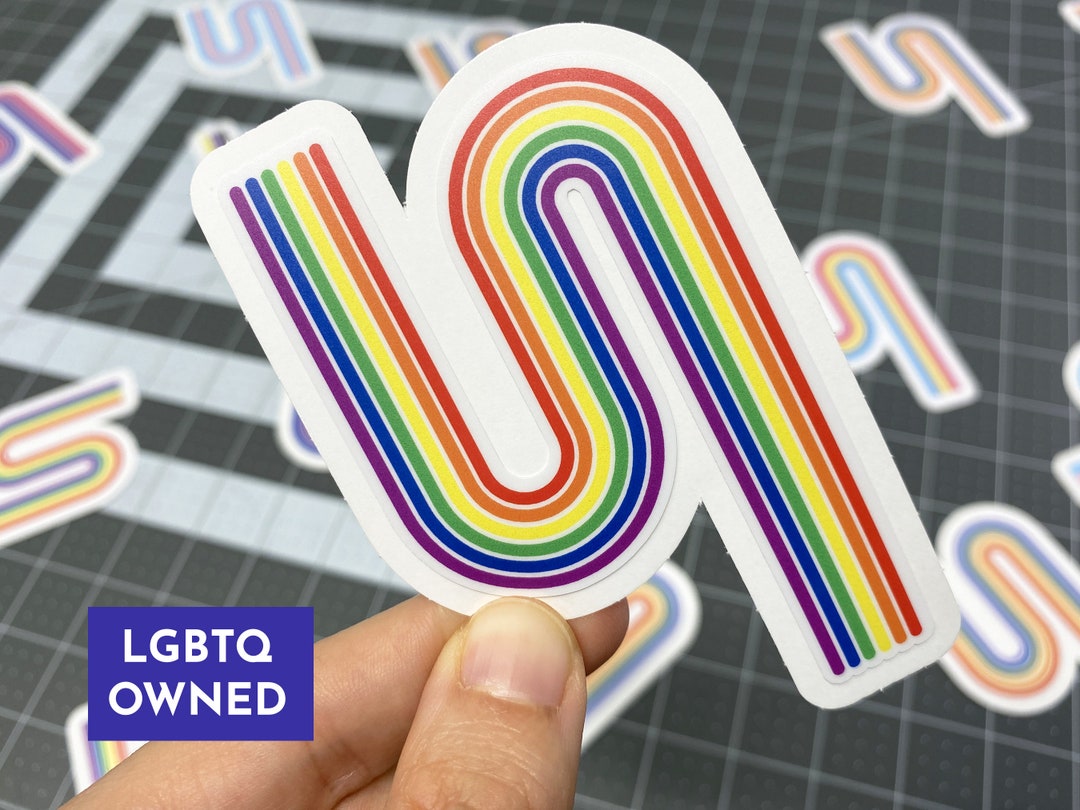 Pride Rainbow Sticker - Pride Bumper Stickers - Queer Owned Shop ...