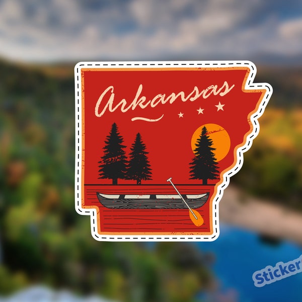 Arkansas State Park Sticker - Etsy