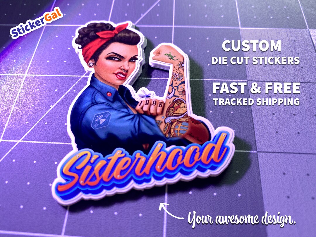 Professional Custom Stickers | Your Custom Logo Sticker | WATERPROOF ...