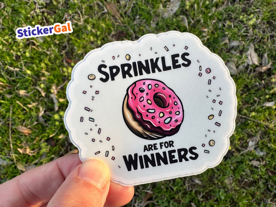 Funny Work Sticker Donut Sticker | Sticker for Employee Appreciation ...