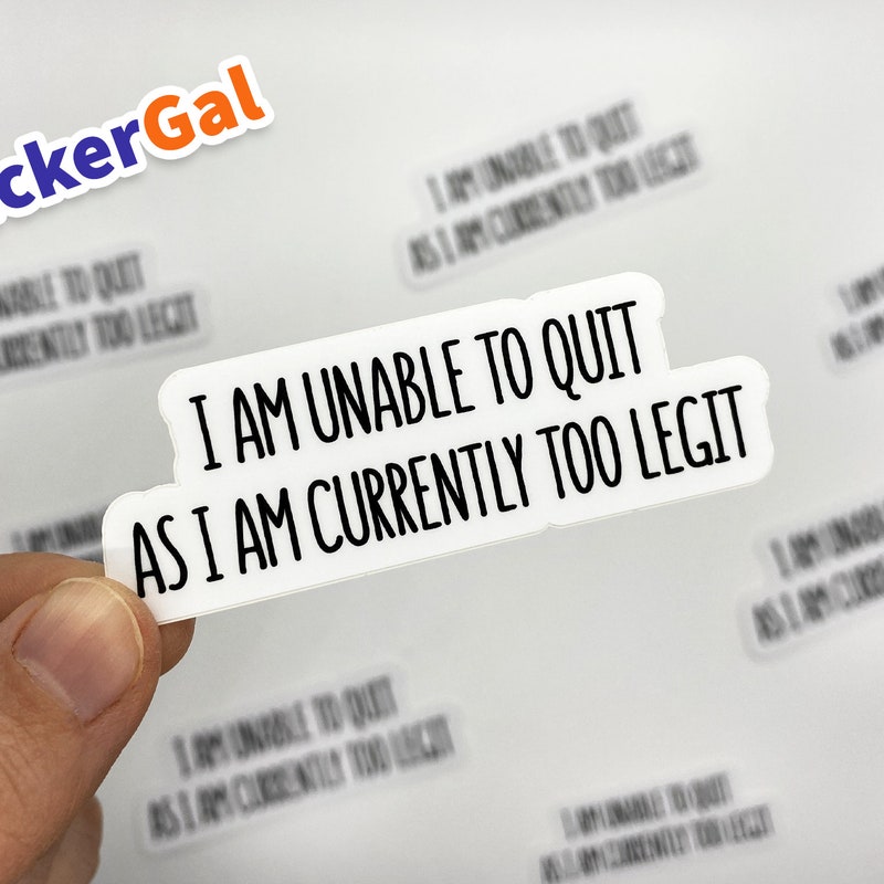 Too Legit to Quit - Etsy