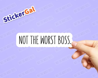 Funny Boss Sticker - Etsy