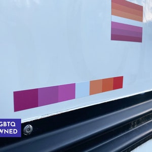 Subtle Pride Sticker | 21 Pride Flag Options | Trans, Nonbinary ...