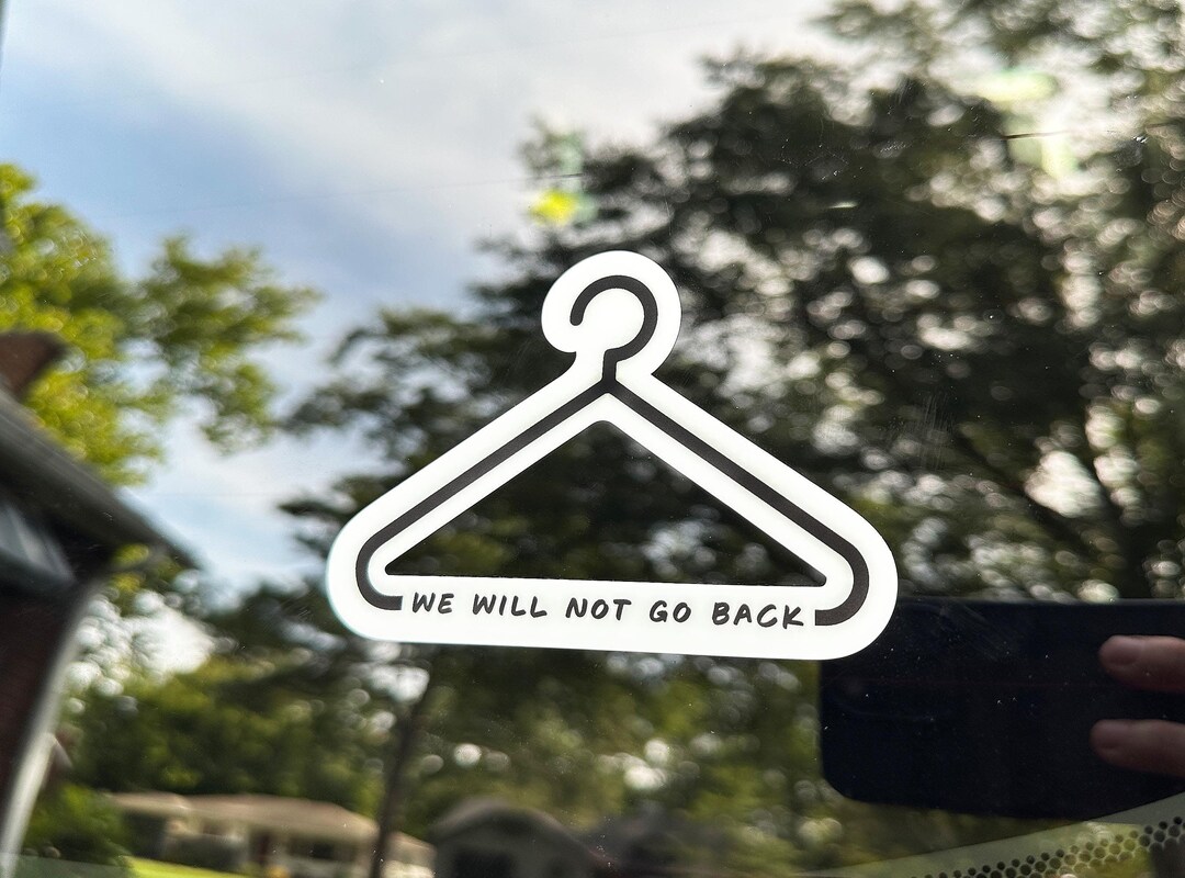 Pro-choice Feminist Bumper Sticker: We Will Not Go Back Vinyl Decal - Etsy