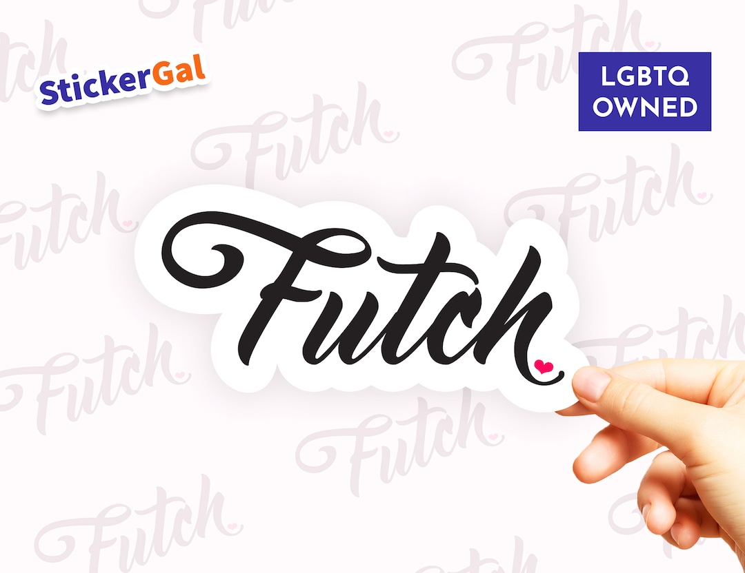 Lesbian Pride Sticker for the Feminine Butch "futch" LGBTQ+ Pride ...