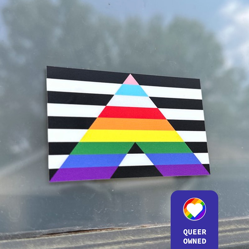Lgbtq Ally Vinyl Sticker - Etsy